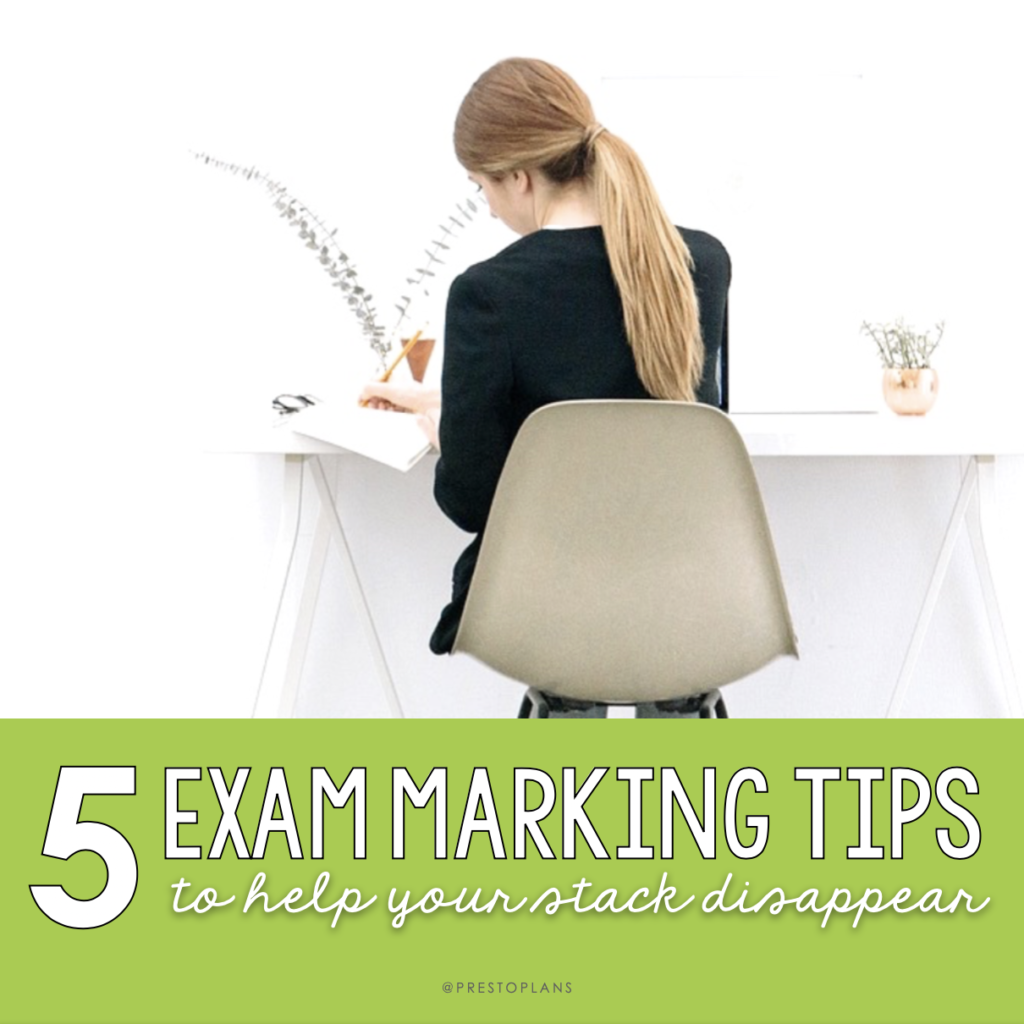 5 Ways To Help Make Your Stack of Exams Disappear - Presto Plans