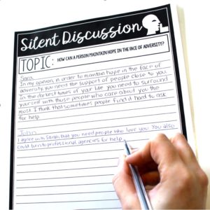 Facilitating a Silent Discussion - Presto Plans