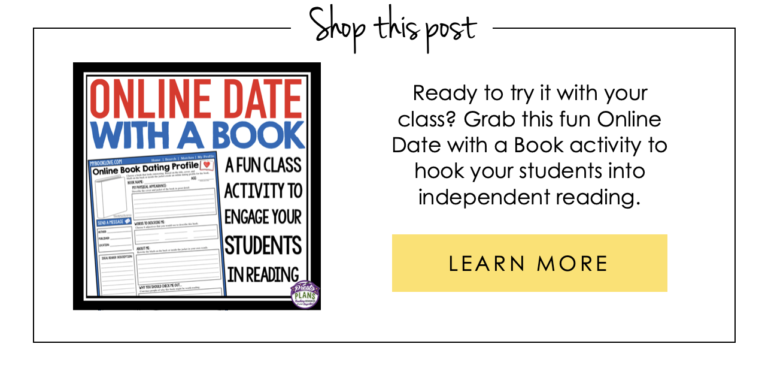 Send Students on a Date With Their Book - Presto Plans