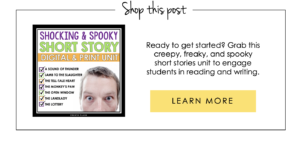 Scary Short Stories To Teach Around Halloween - By Presto Plans