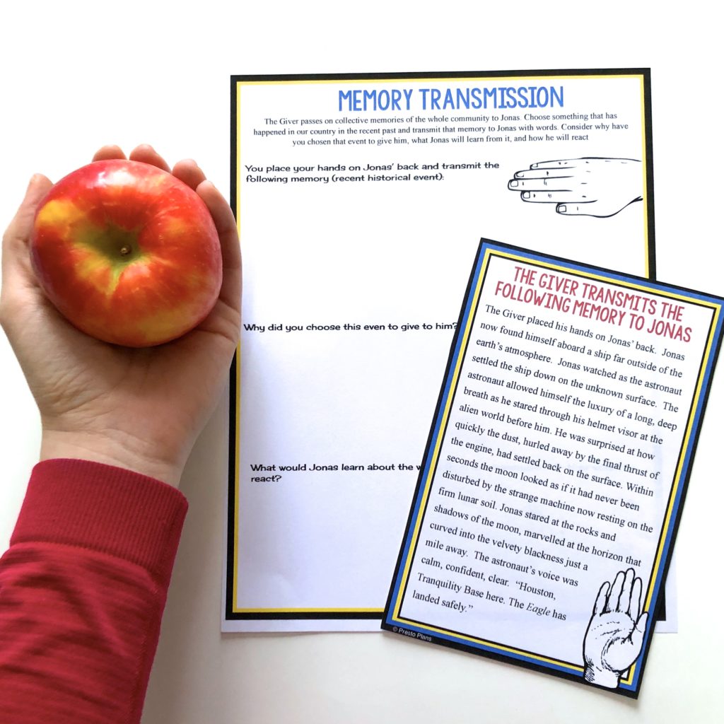 8 Creative Activities to Teach The Giver (by Lois Lowry)