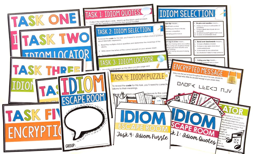 7 Creative Activities to Teach Idioms - Presto Plans