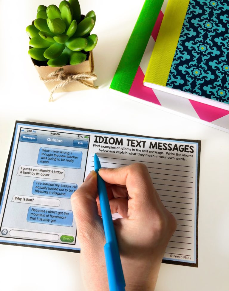 7 Creative Activities to Teach Idioms - Presto Plans