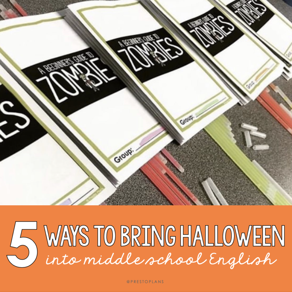 5 Ways to Bring Halloween into Middle School ELA - Presto Plans
