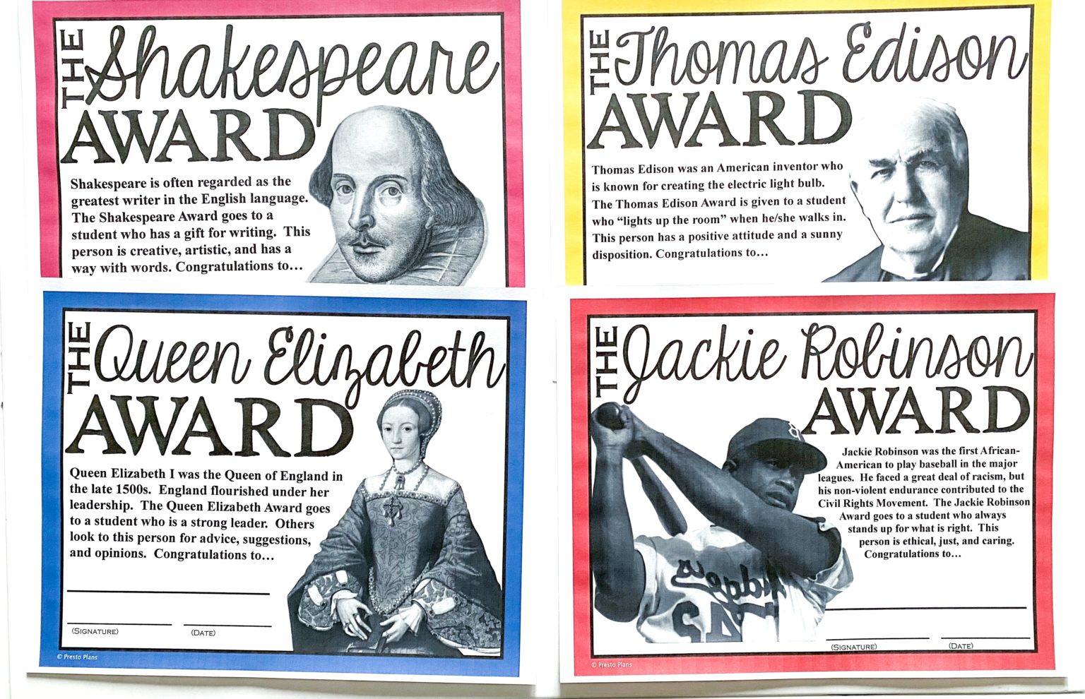 9 Creative Ideas for Student Awards - Presto Plans