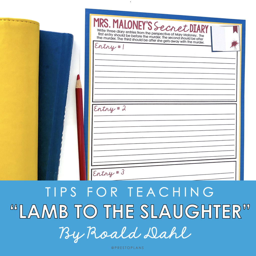 Teaching Lamb to the Slaughter by Roald Dahl - Presto Plans