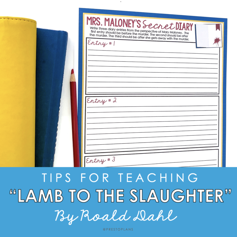 Teaching Lamb to the Slaughter by Roald Dahl - Presto Plans