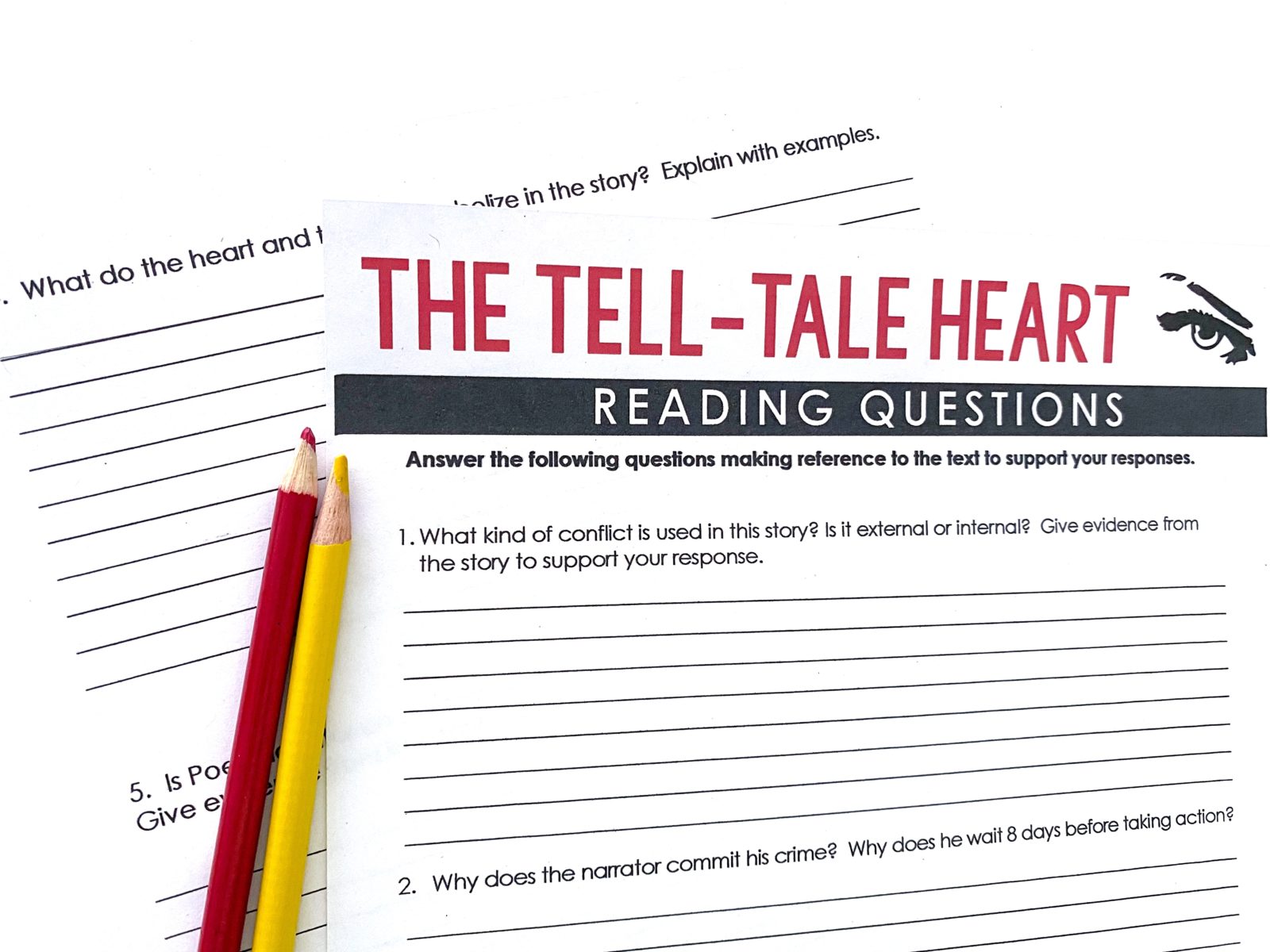 Teaching The Tell Tale Heart by Edgar Allan Poe - Presto Plans