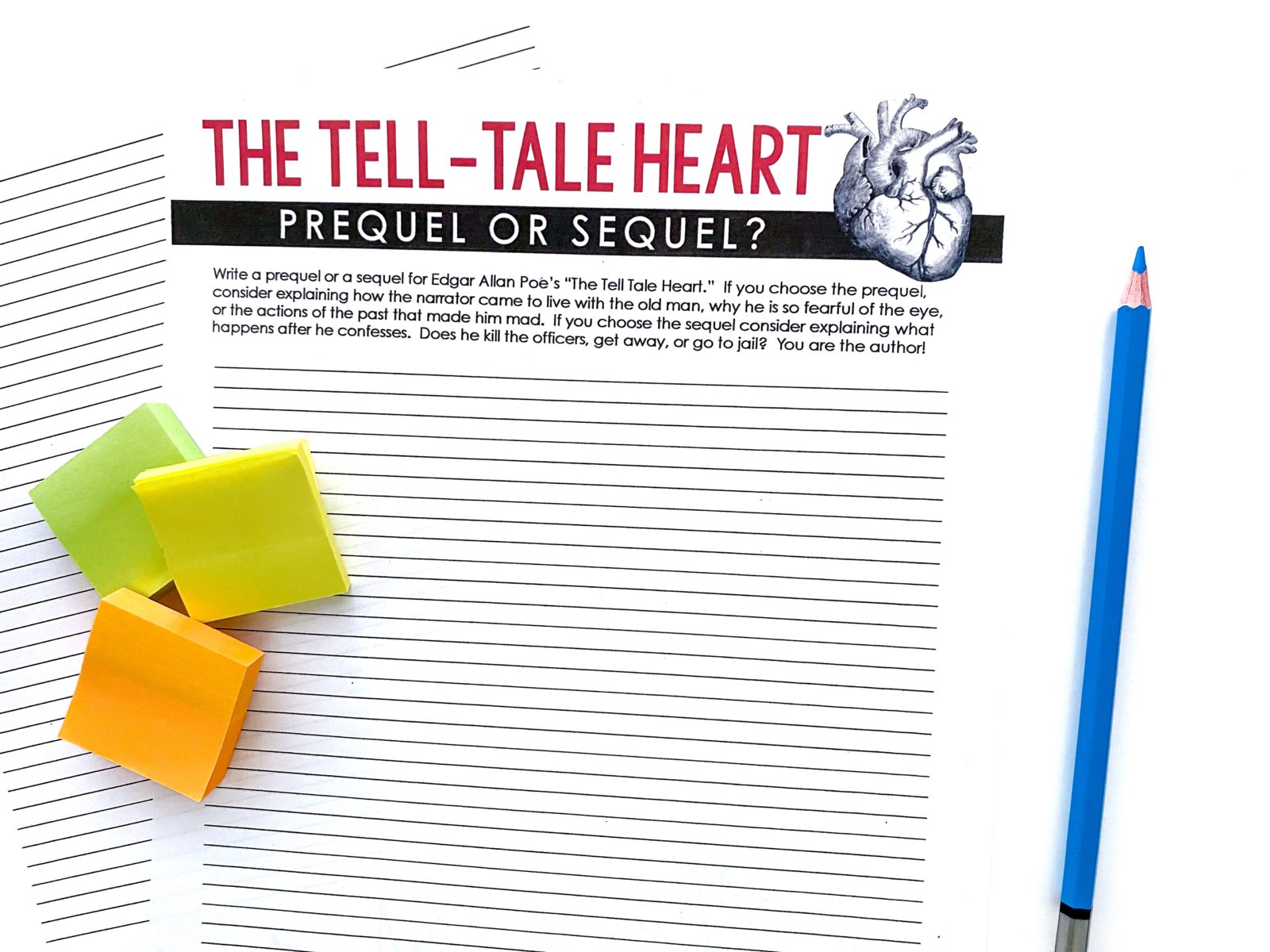 Teaching The Tell Tale Heart by Edgar Allan Poe - Presto Plans