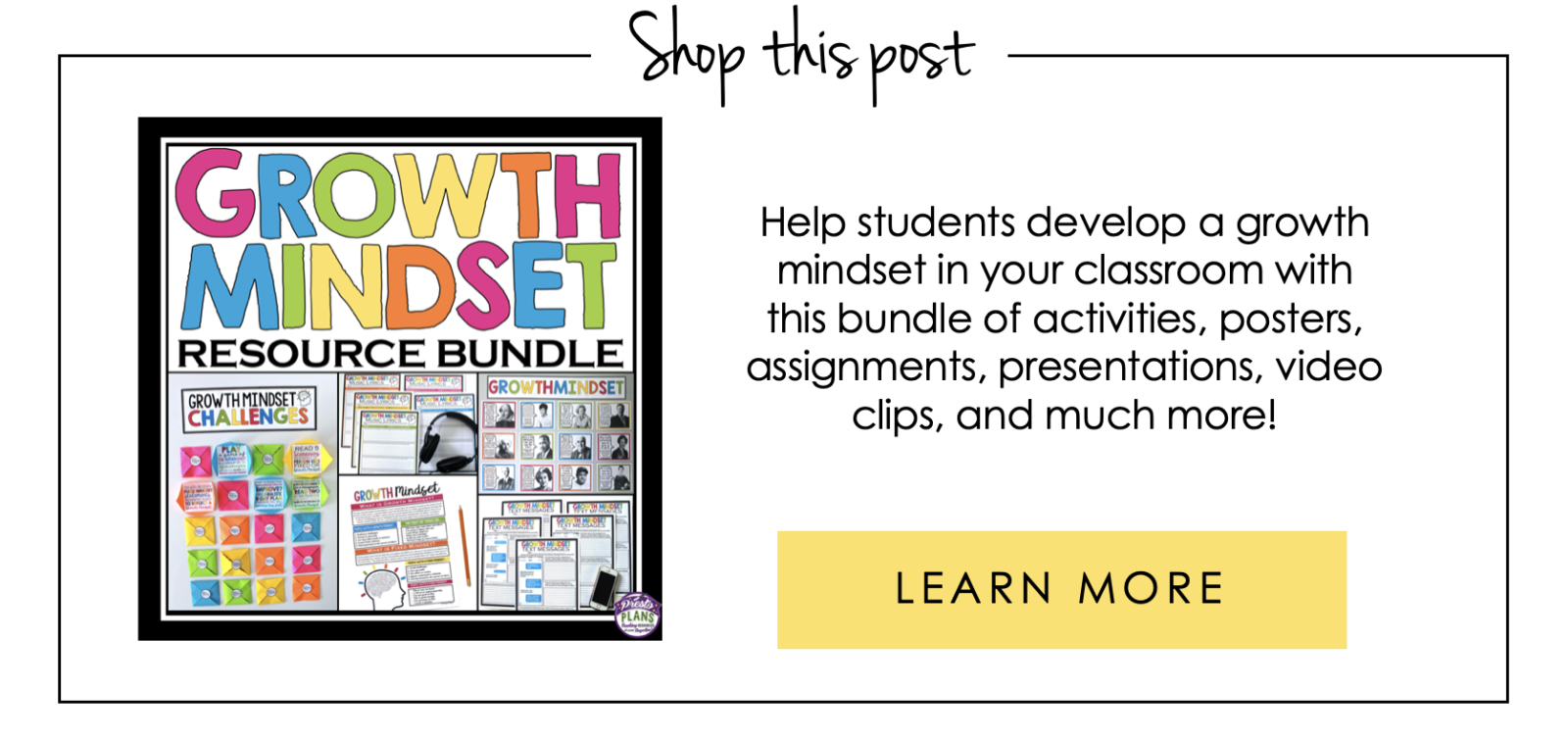 6 Creative Ways to Help Your Students Develop a Growth Mindset - Presto ...