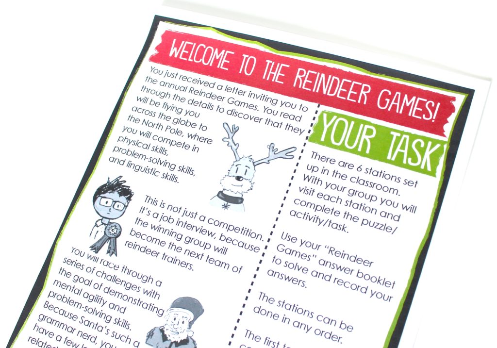 5 Christmas Middle School ELA Activities that Get Students Moving ...