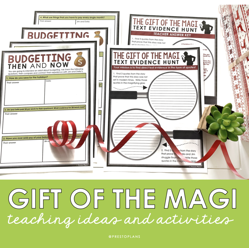 Teaching The Gift of the Magi by O. Henry - Presto Plans