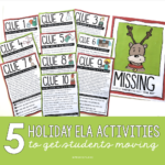 5 Christmas Middle School ELA Activities that Get Students Moving ...