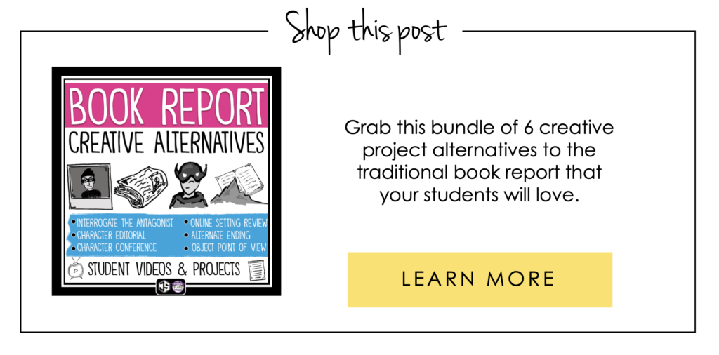 6 Creative Project Alternatives to the Book Report - Presto Plans