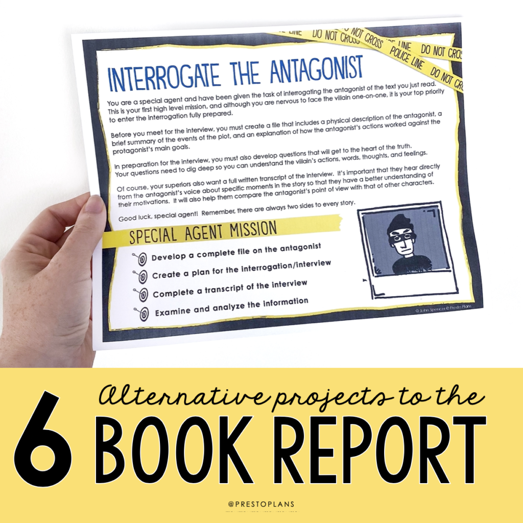 6 Creative Project Alternatives to the Book Report - Presto Plans