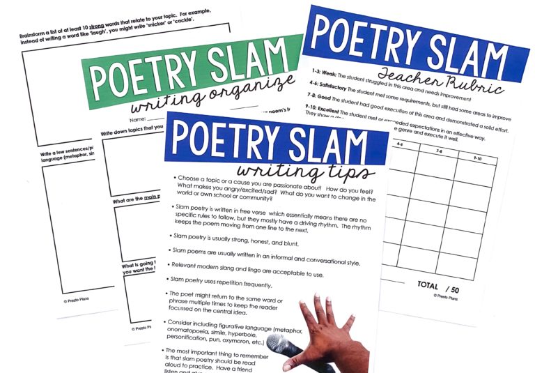 Host a Poetry Slam in Your Classroom - Presto Plans