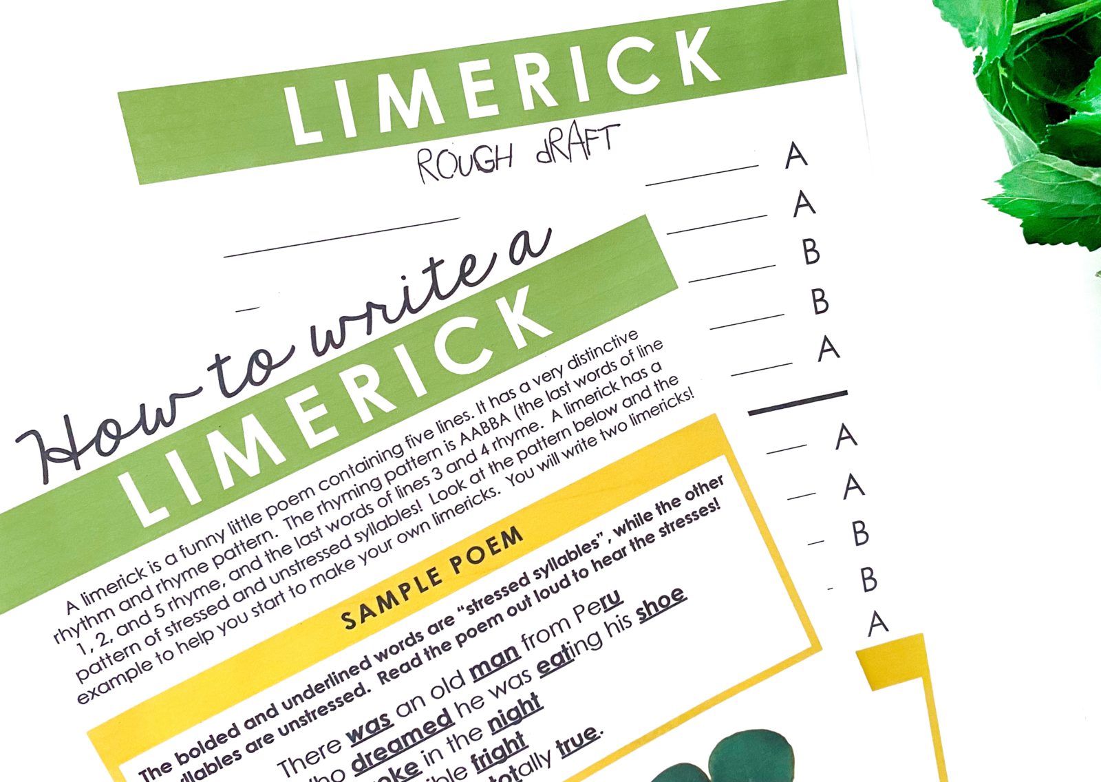 Introducing Students to Writing Poetry with Formula Poems - Presto Plans