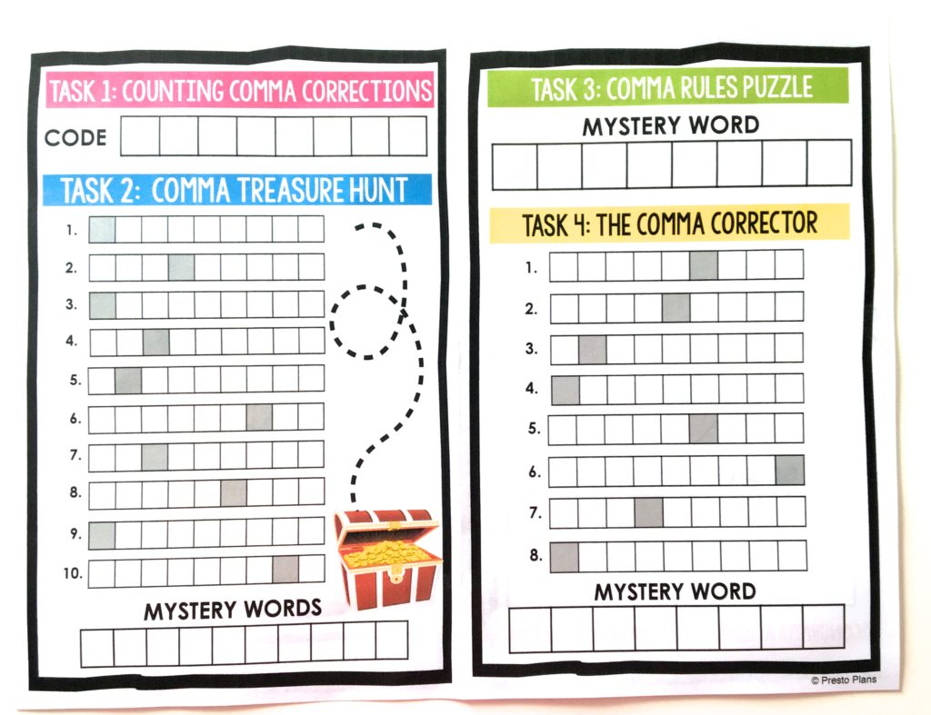 Tips for Running a Successful Classroom Escape Room in ELA - Presto Plans