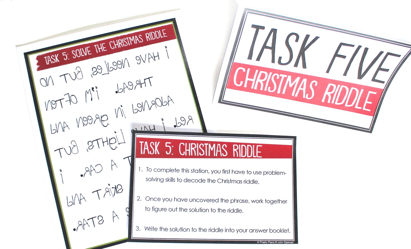 Fun Middle School Christmas Classroom Activity: The Reindeer Games ...