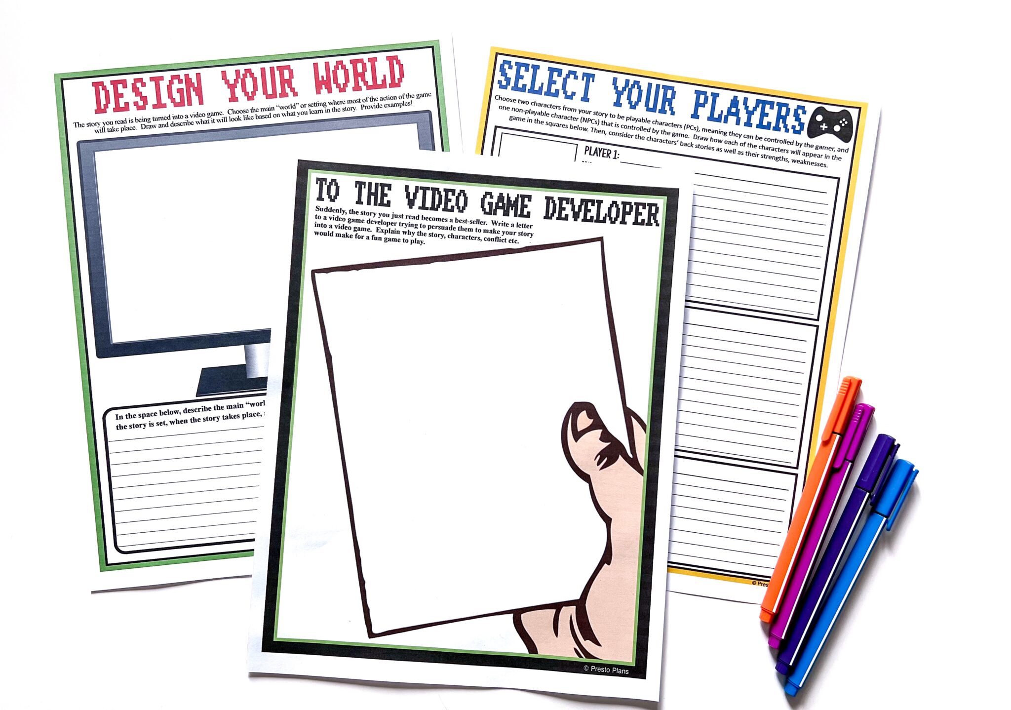 Turn a Story into a Video Game: Creative Assignment For Any Novel or ...