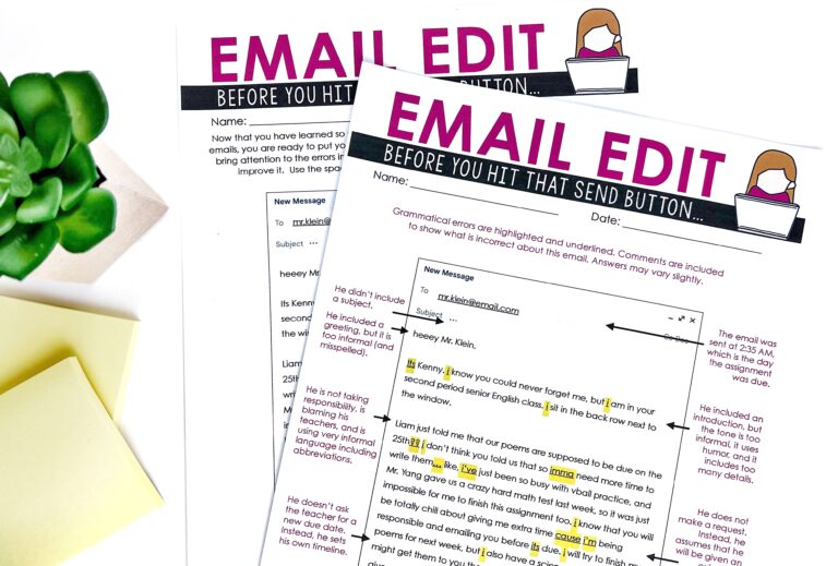 Teaching Email Etiquette in 8 Steps - Presto Plans