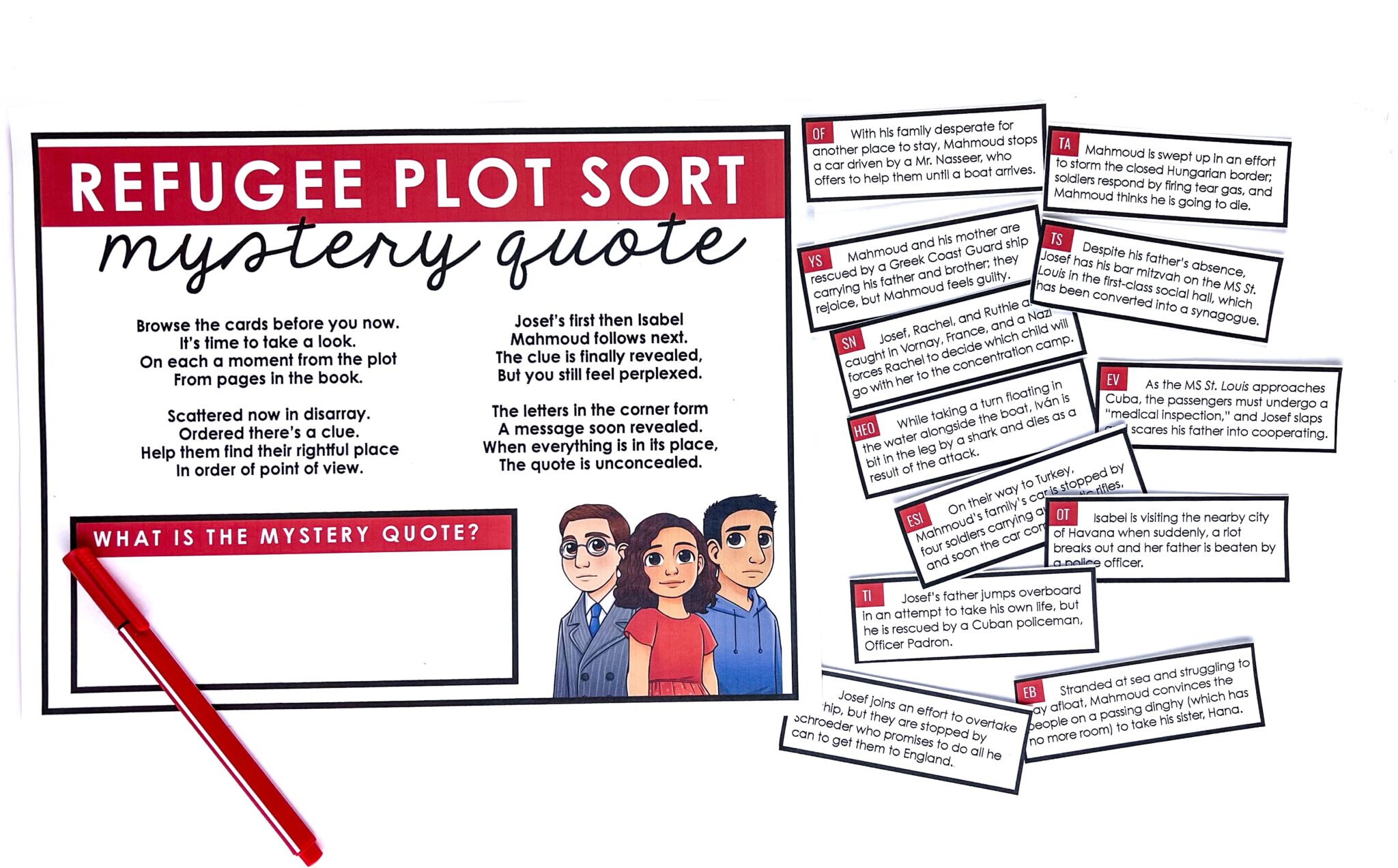 Teaching Refugee by Alan Gratz: 12 Creative Activities - Presto Plans