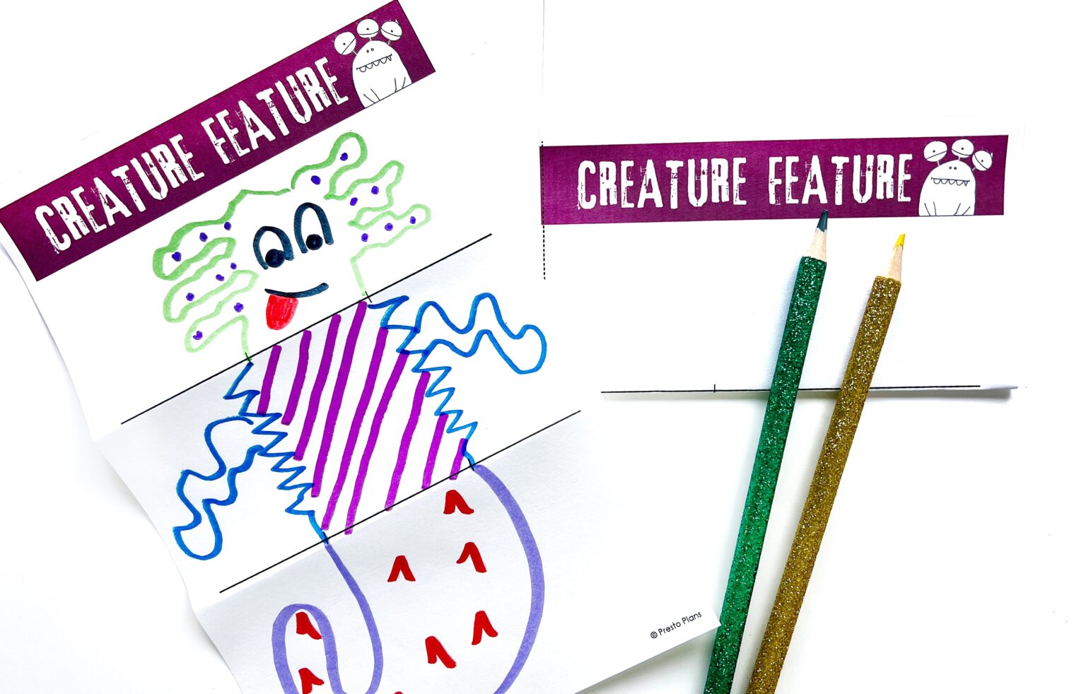 Teaching Click-Clack the Rattlebag by Neil Gaiman - Presto Plans