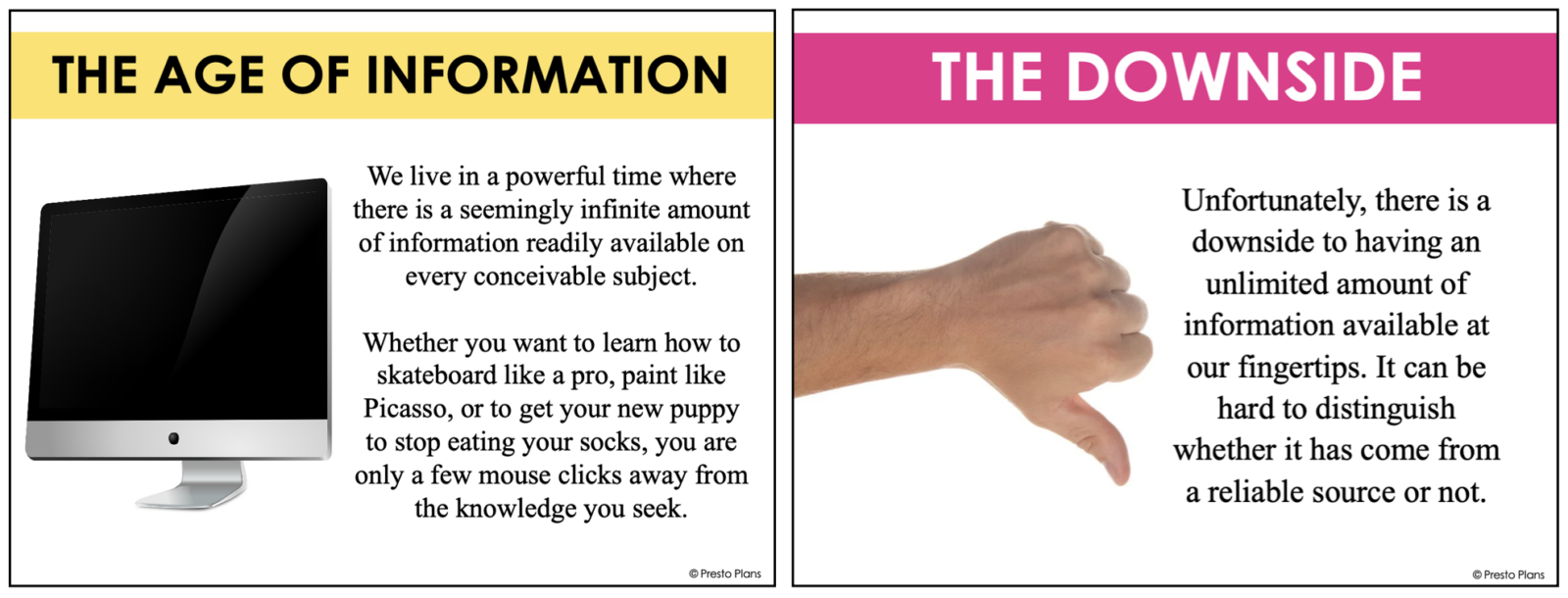 Helping Students Find Credible Source in Online Research - Presto Plans