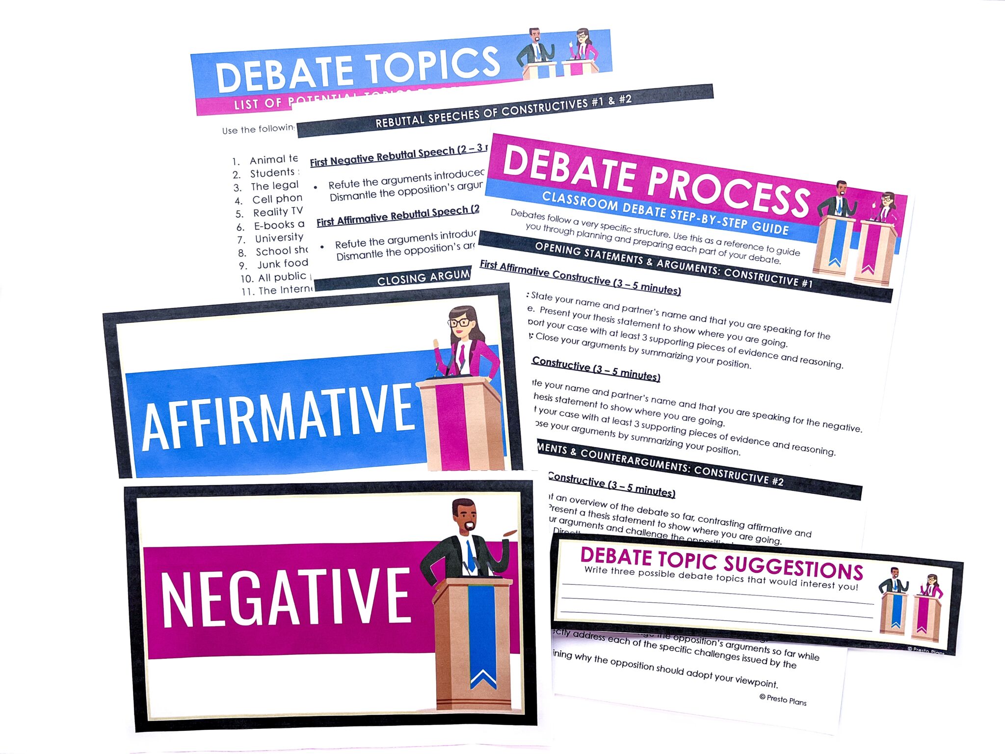 How to Run a Classroom Debate - Presto Plans