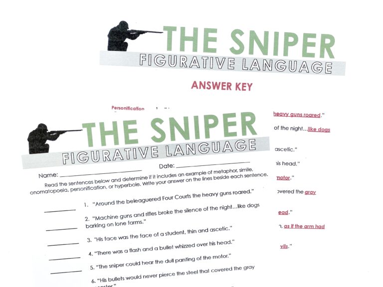 Teaching "The Sniper" by Liam O'Flaherty - Presto Plans