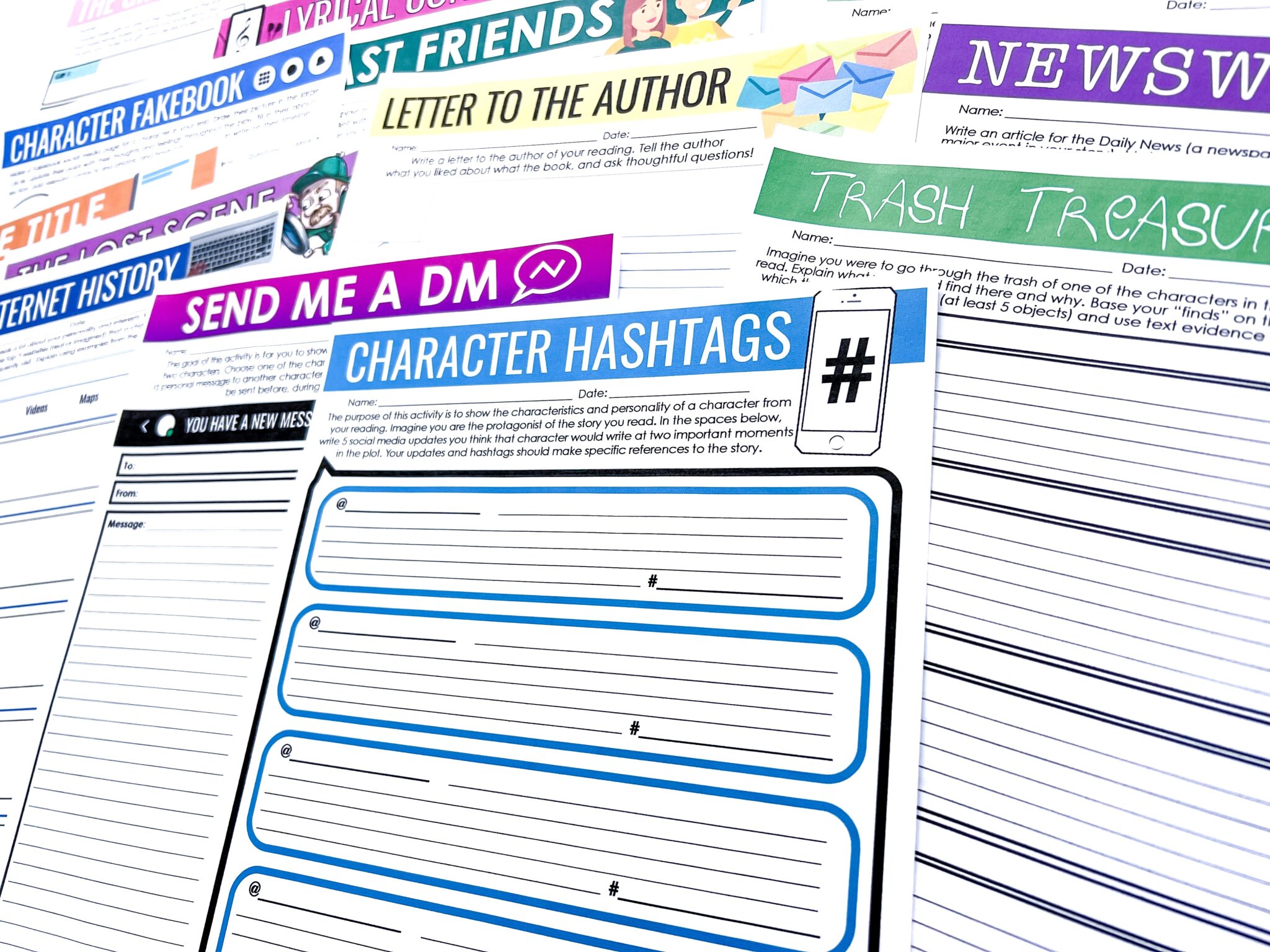 50 Activities You Can Use With Any Novel or Short Story - Presto Plans