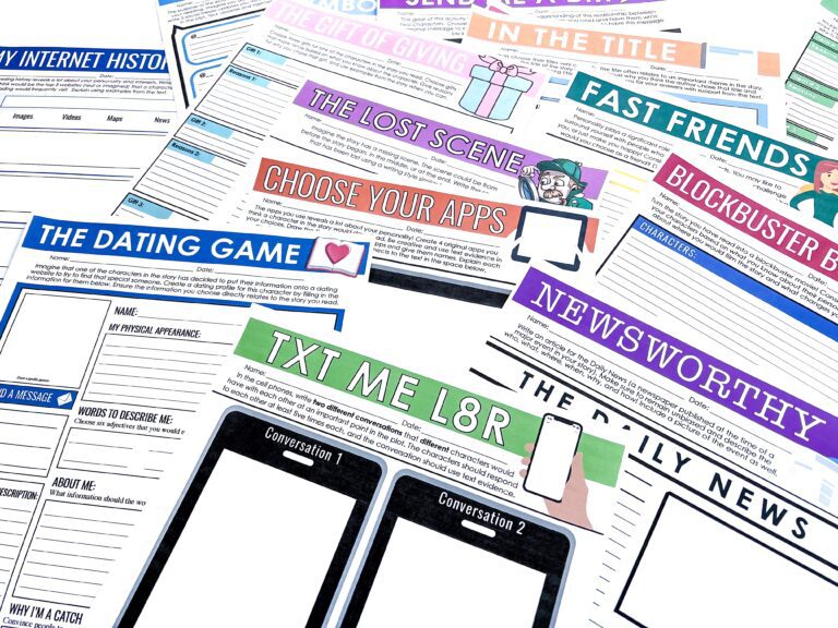 50 Activities You Can Use With Any Novel or Short Story - Presto Plans