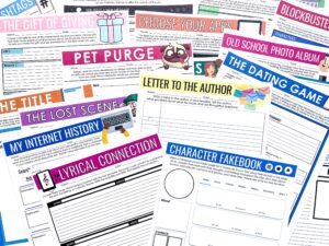 50 Activities You Can Use With Any Novel or Short Story - Presto Plans