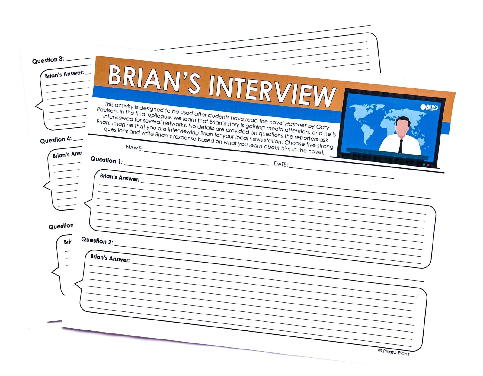 8 Creative Activities for Teaching Hatchet by Gary Paulsen - Presto Plans