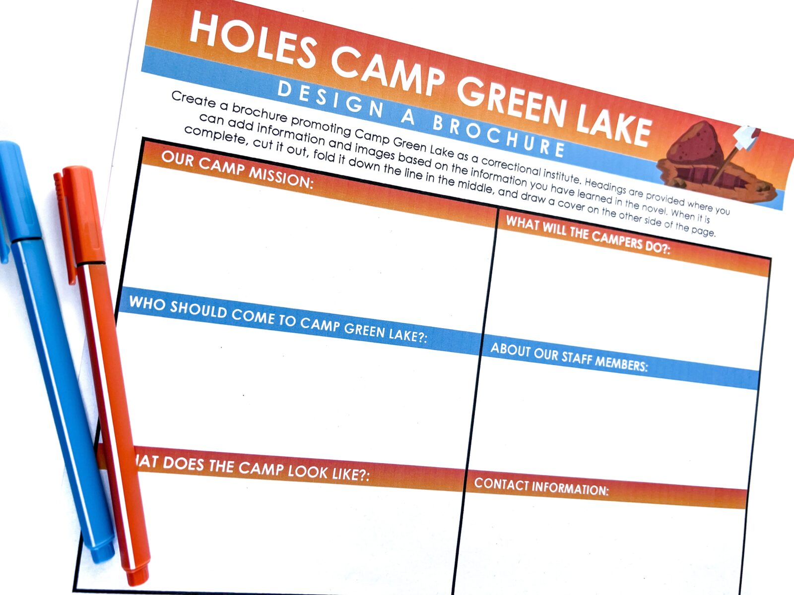Teaching Holes by Louis Sachar - 9 Creative Activities - Presto Plans