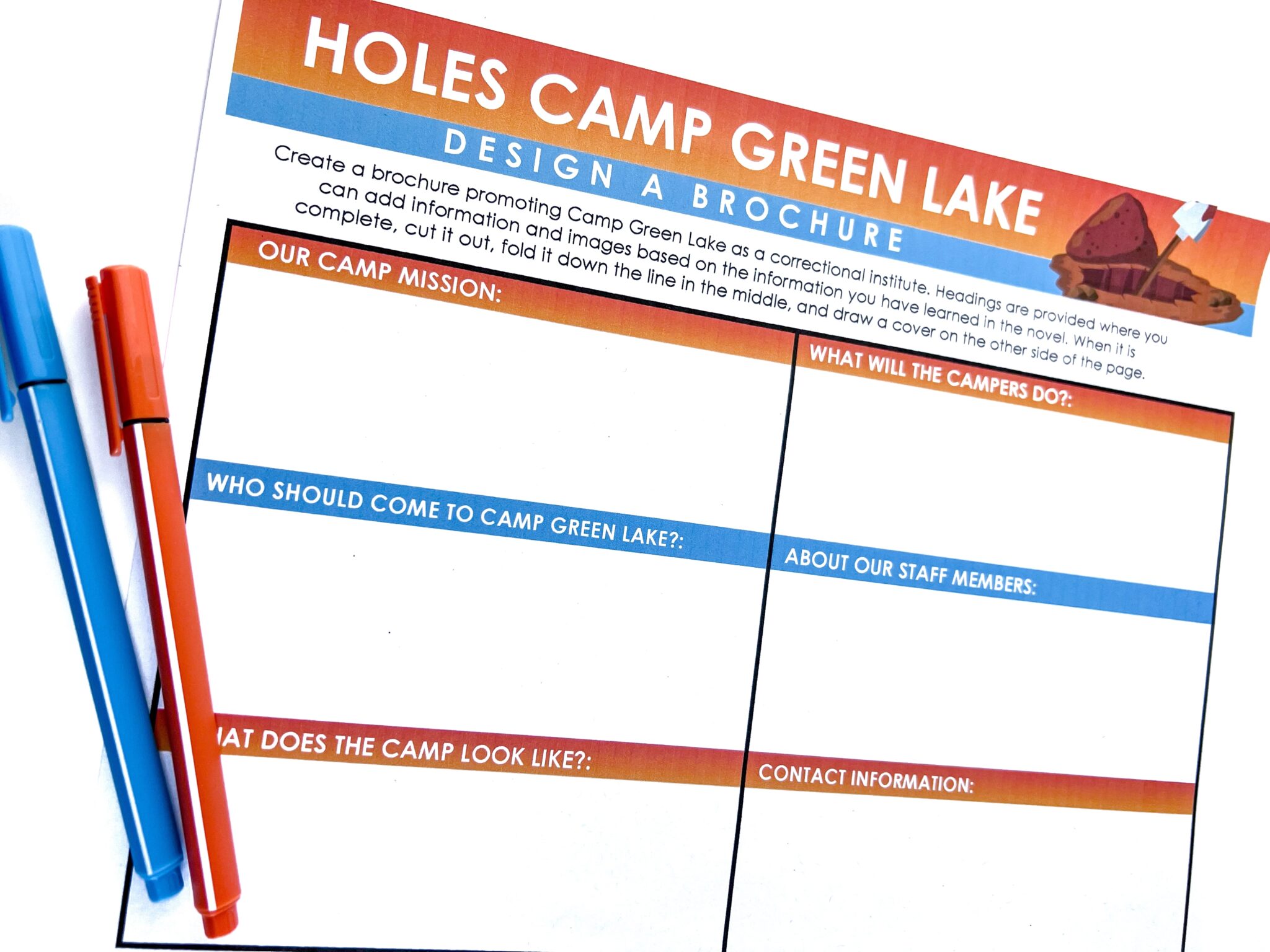 Teaching Holes by Louis Sachar - 9 Creative Activities - Presto Plans